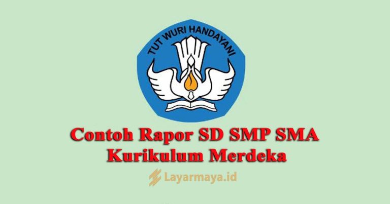 Download Rapor Kurikulum Merdeka SMP Terbaru